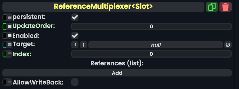 Component:ReferenceMultiplexer - Resonite Wiki